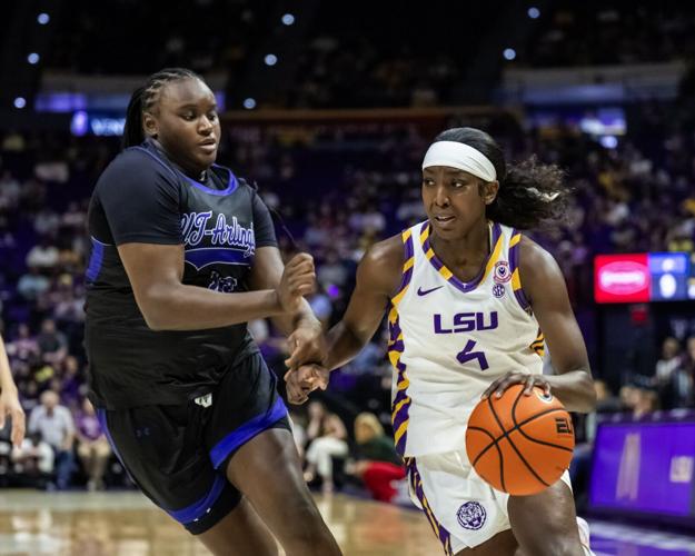 LSU women score 100 points again to beat Texas-Arlington | LSU ...