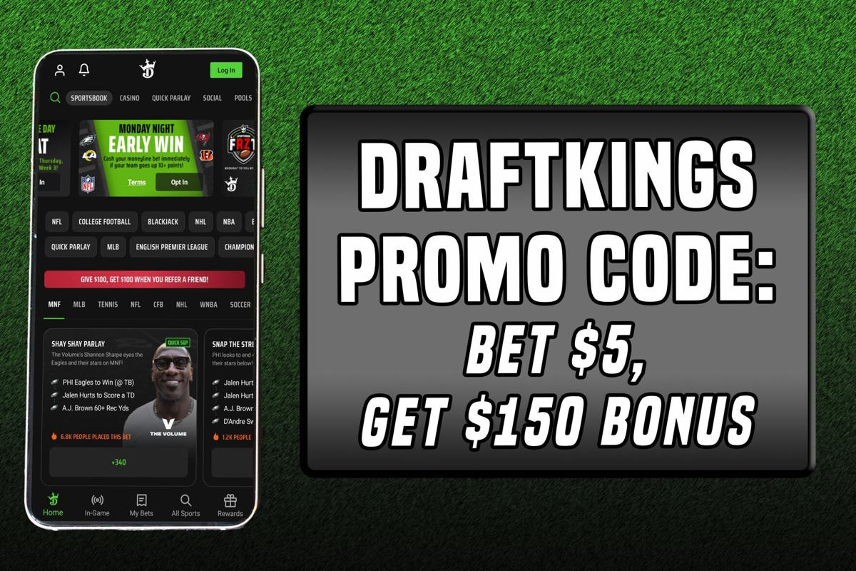 DraftKings promo code: Bet $5, get $150 NFL Week 14 bonus | Betting | theadvocate.com