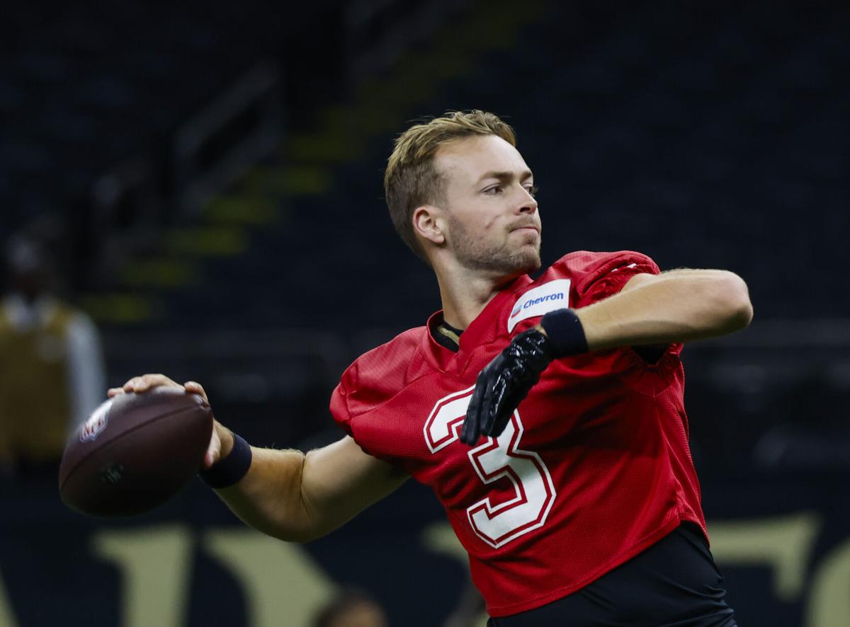 Saints QB Jake Haener addresses viral photos, first start | Saints ...