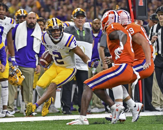 LSU's Justin Jefferson's 40-yard dash time turns heads at NFL Scouting ...