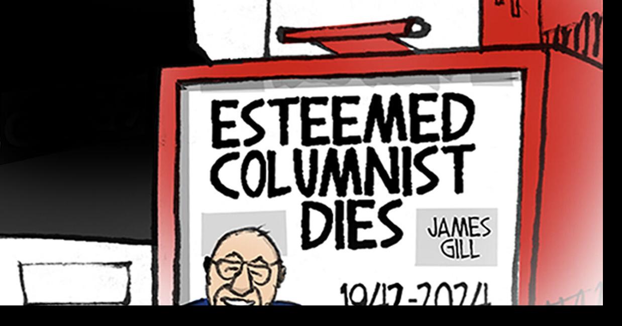 Columnist James Gill tribute cartoon | Walt Handelsman | theadvocate.com