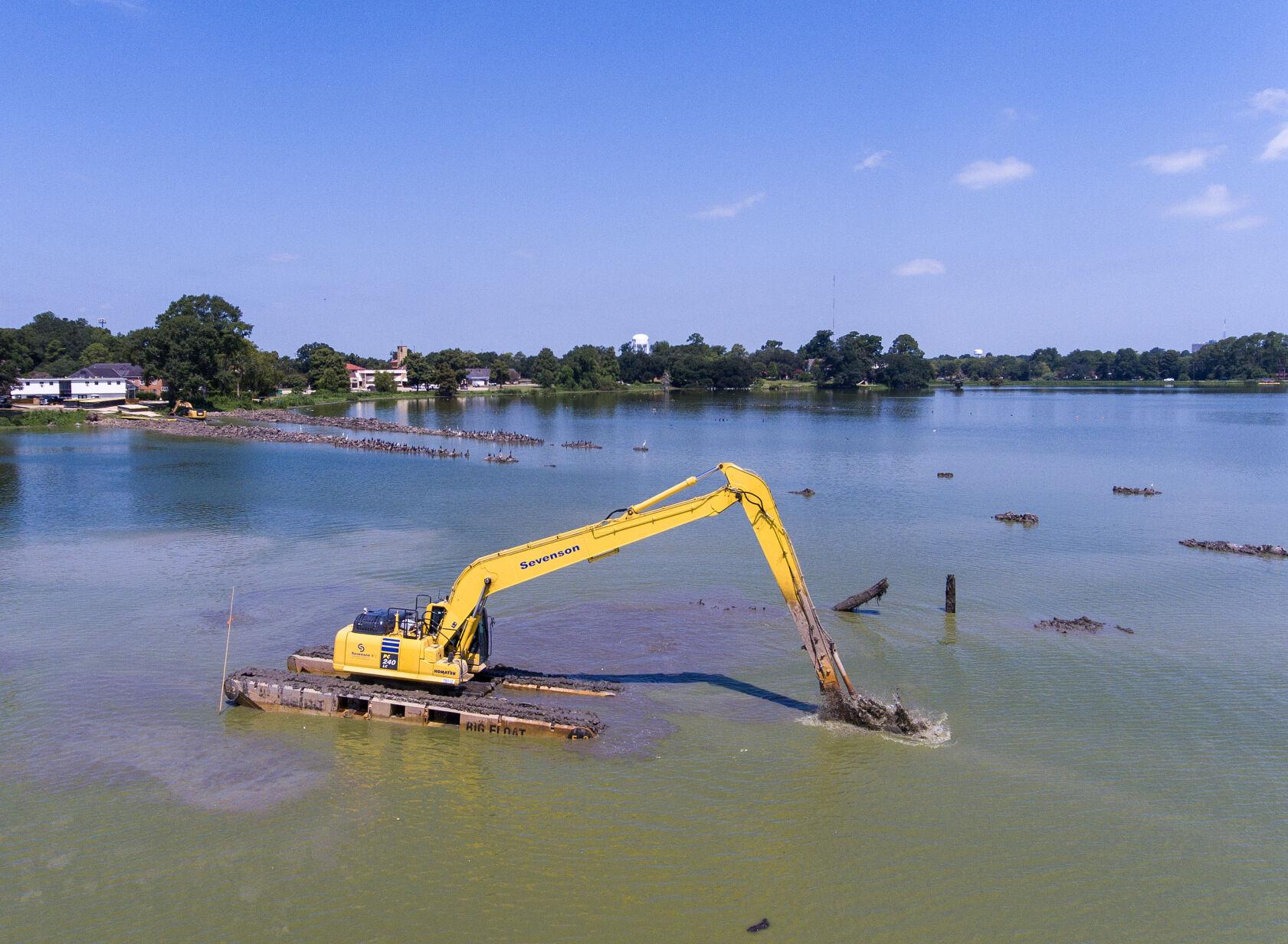 LSU University Lakes dredging project gets underway | Entertainment ...