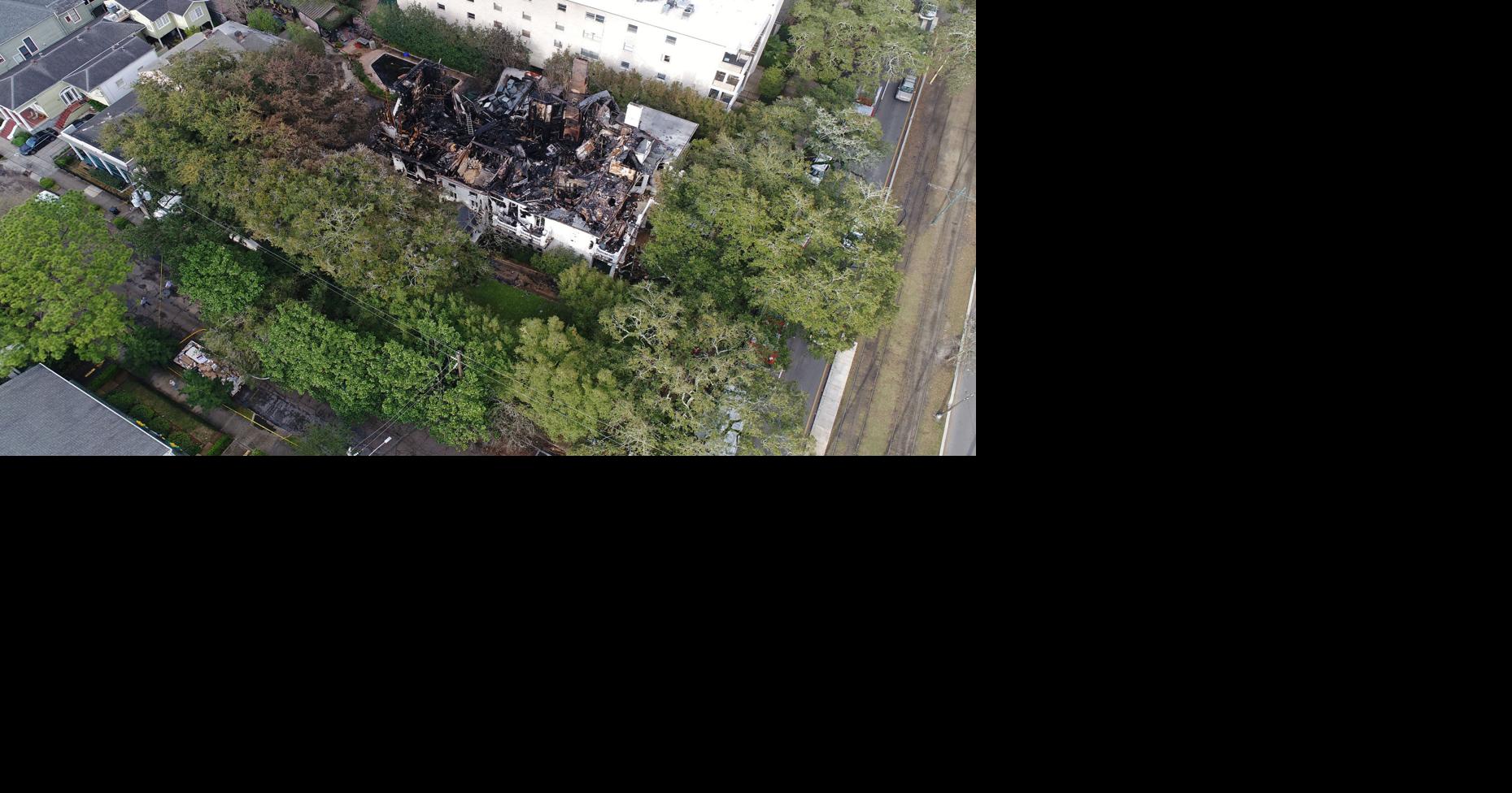 Photos: See new aerial photos as NOFD continues watch over fire-damaged ...