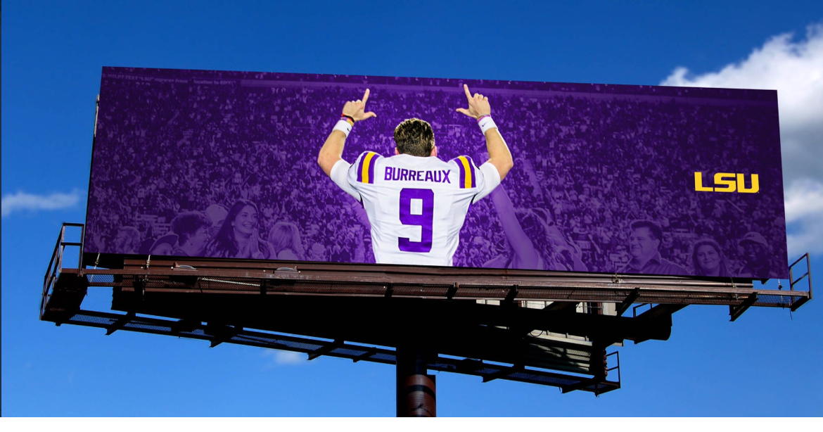 Spot one yet? LSU puts up 'Burreaux' billboards to recognize Heisman ...
