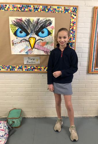 Bains Elementary School art students display mixed-media collages | St ...