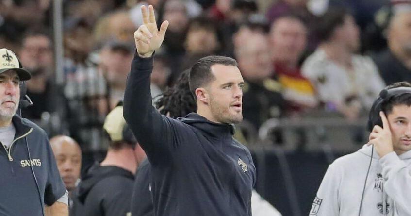 Derek Carr-Saints timeline recaps mysterious shoulder injury | Saints ...