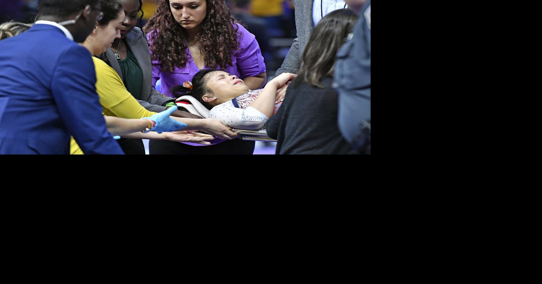 Bittersweet win: LSU gym advances, but Auburn's Sam Cerio suffers major ...