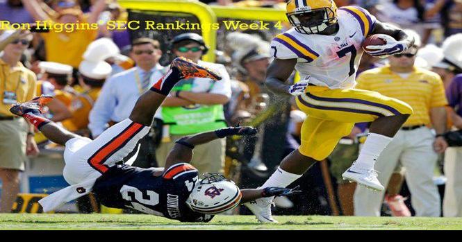 Ron Higgins' SEC Rankings Week 4 | LSU | theadvocate.com