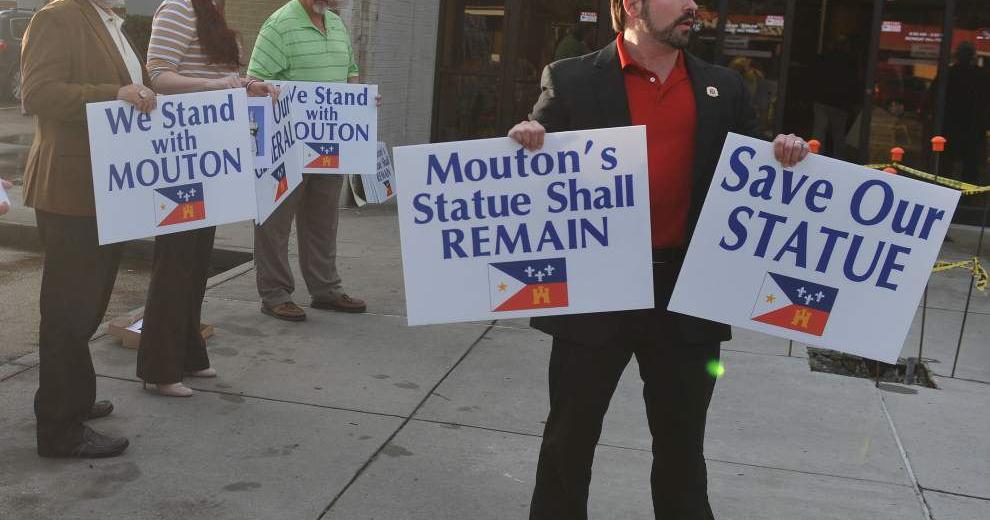 Battles lines drawn over statue of Confederate Gen. Alfred Mouton in ...