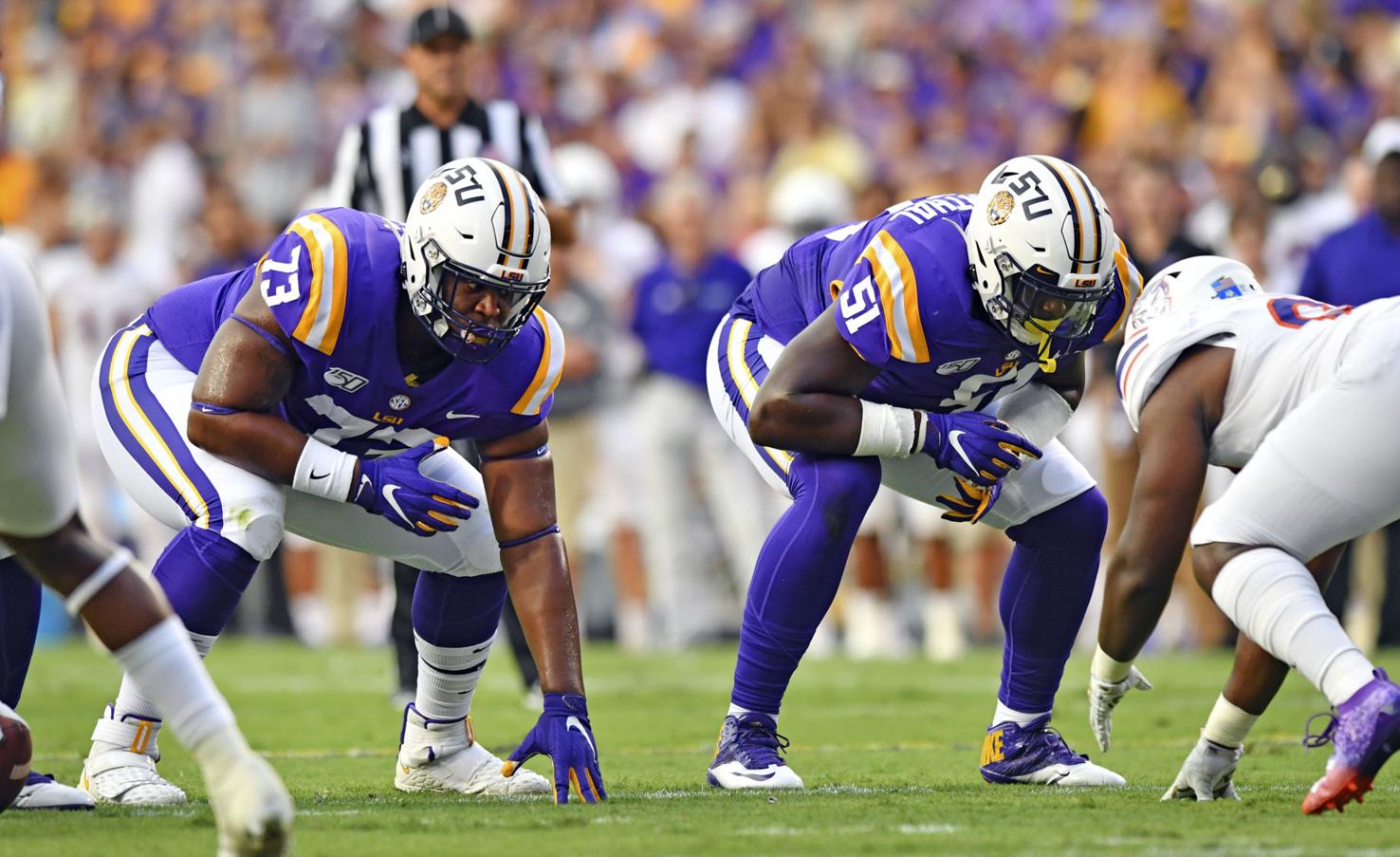 LSU starting left tackle Dare Rosenthal expected to enter NCAA transfer ...