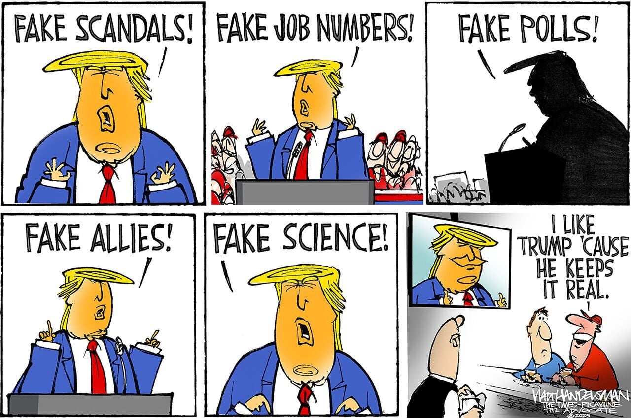Trump MAGA base cartoon | Walt Handelsman | theadvocate.com