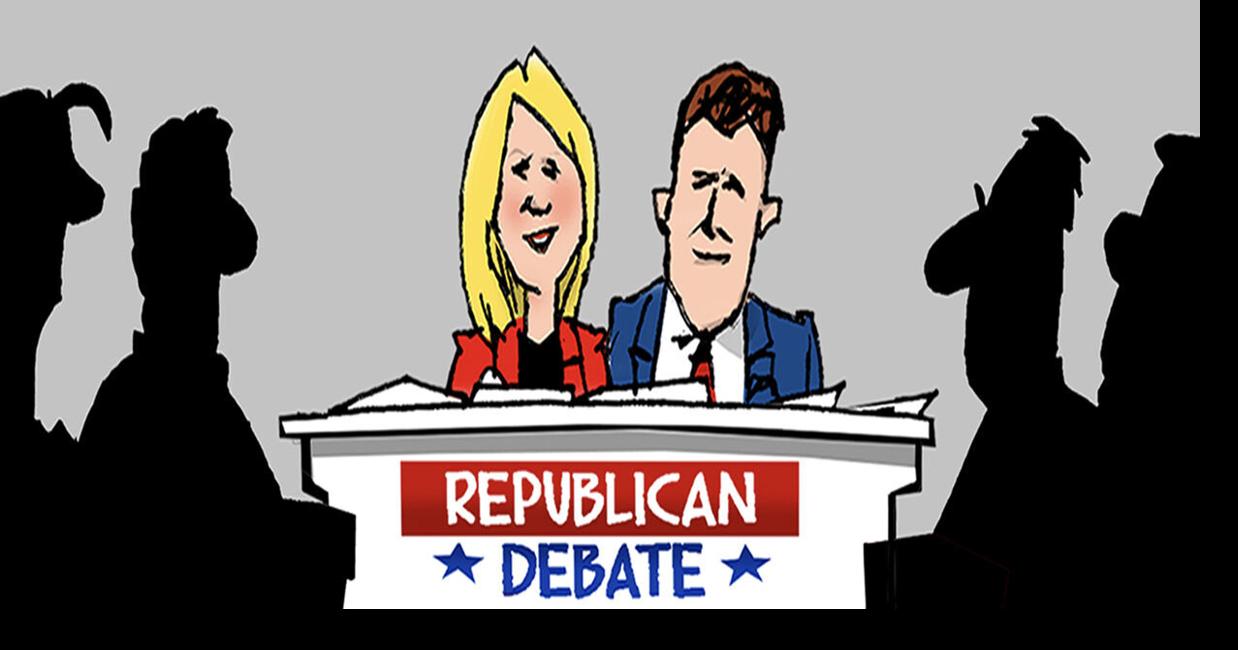 Trump Skips Gop Debate Cartoon Walt Handelsman