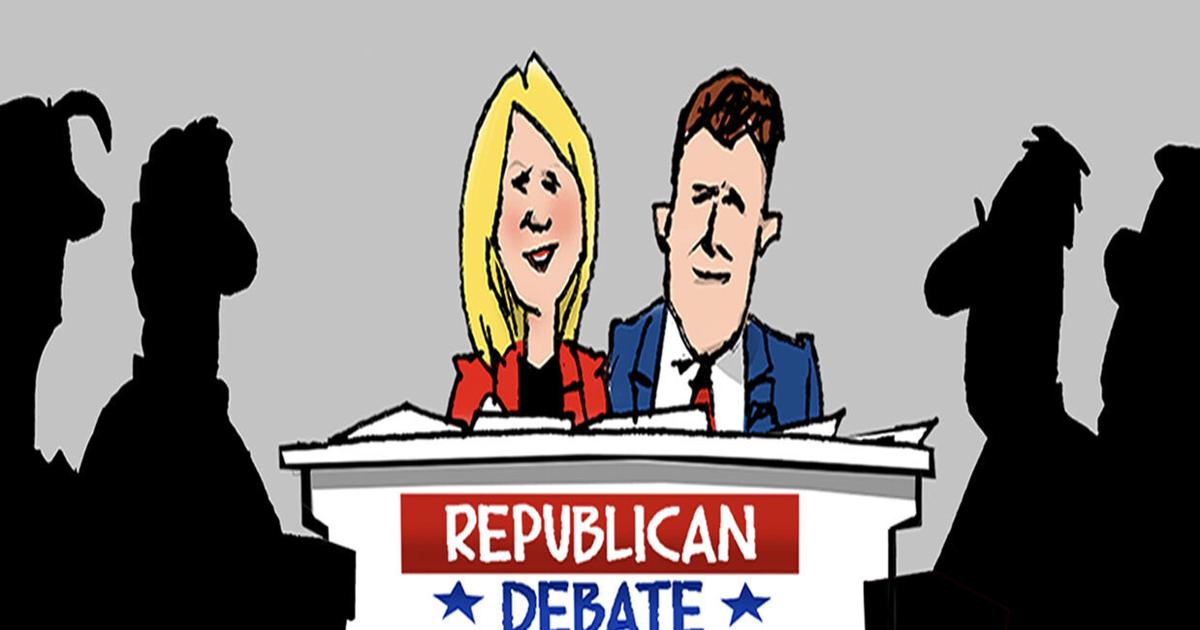 Trump Skips Gop Debate Cartoon Walt Handelsman