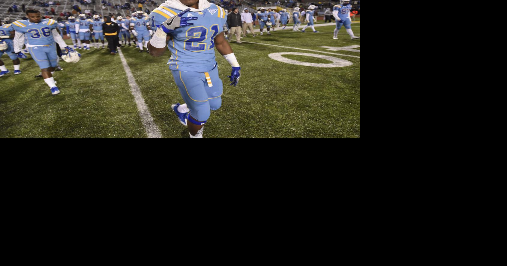 Southern RB Lenard Tillery and Grambling DE Donovan McCray — ex ...