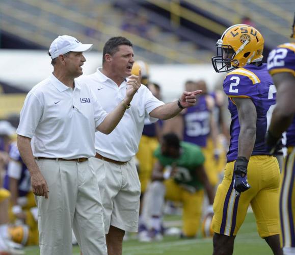 Photos: Game action from LSU spring game, offense, defense, and images ...