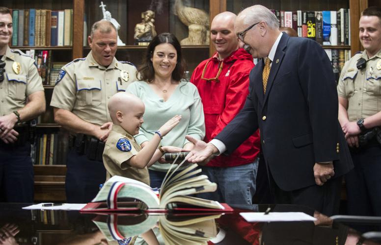 The newest Duson police officer? An 8-year-old determined to 'Kick ...