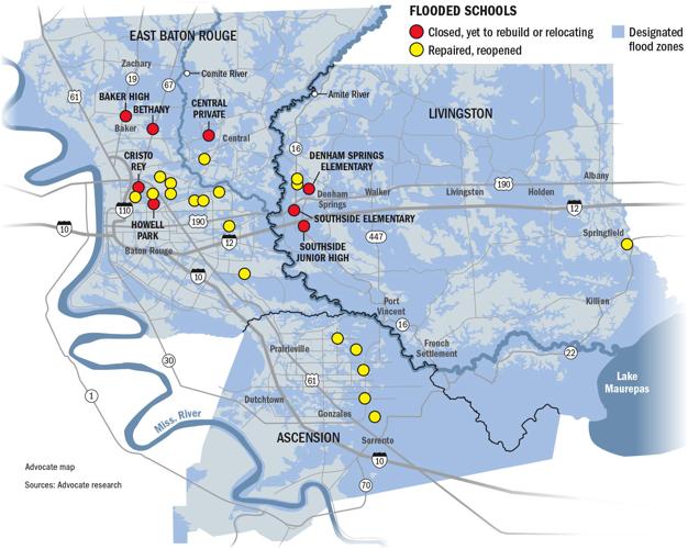 Baton Rouge area schools repaired after 2016 floods still vulnerable to ...