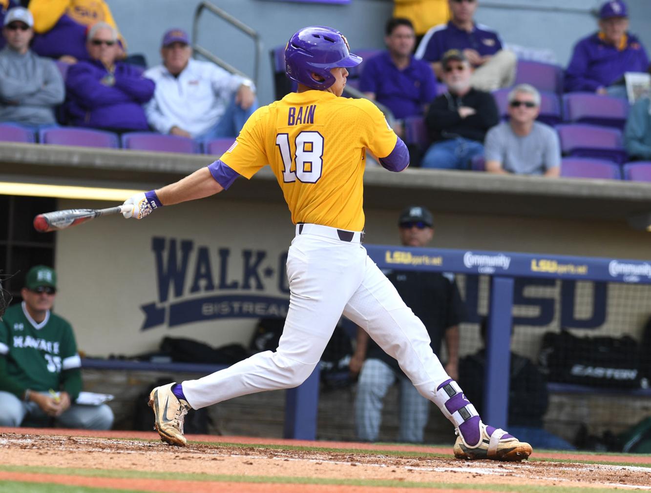 LSU baseball notes: Austin Bain adjusts quickly to new role at first ...