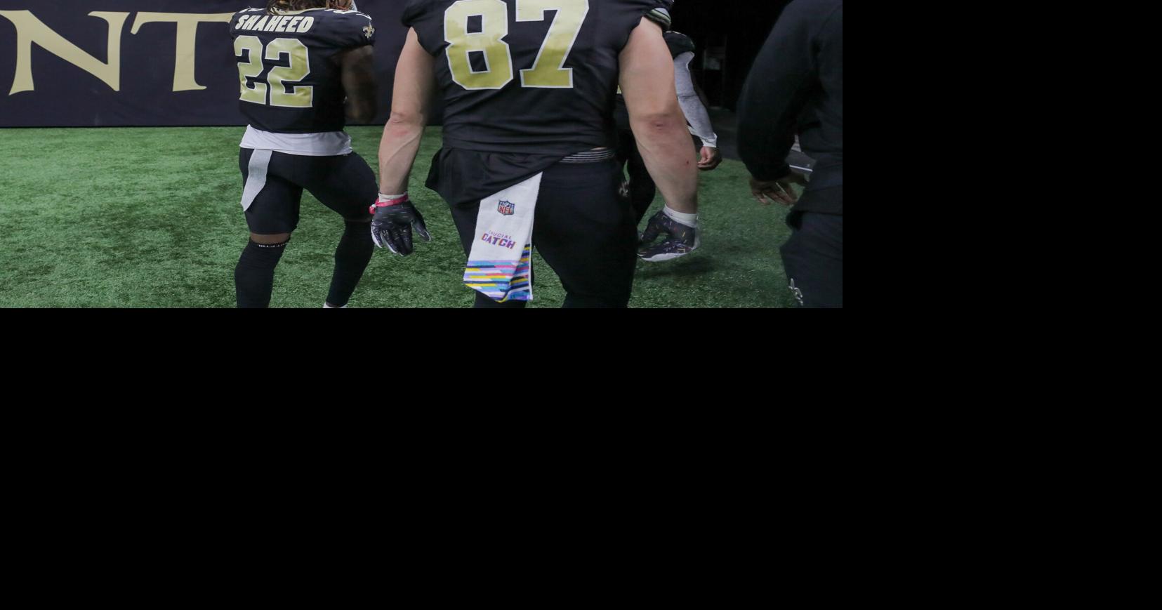 Saints rally behind Foster Moreau after crucial dropped pass | Saints ...