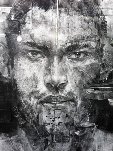 'Head Games;' Keith Perelli’s collage paintings take over Contemporain ...