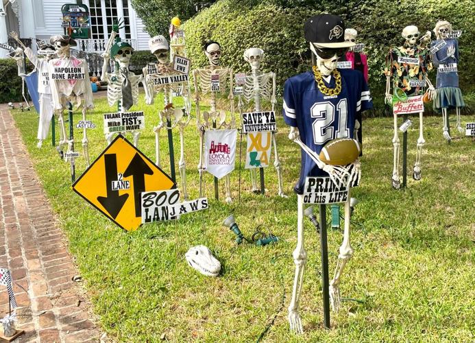 St. Charles Avenue skeletons are back for another Halloween ...