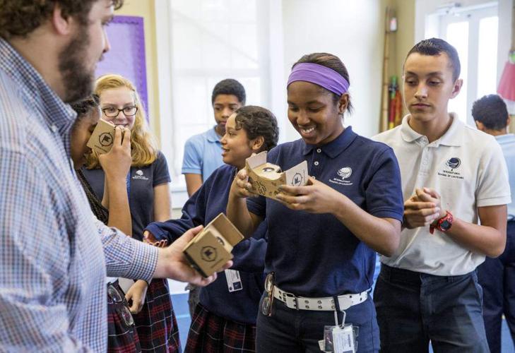 Students get Google Expedition demonstration | News | theadvocate.com