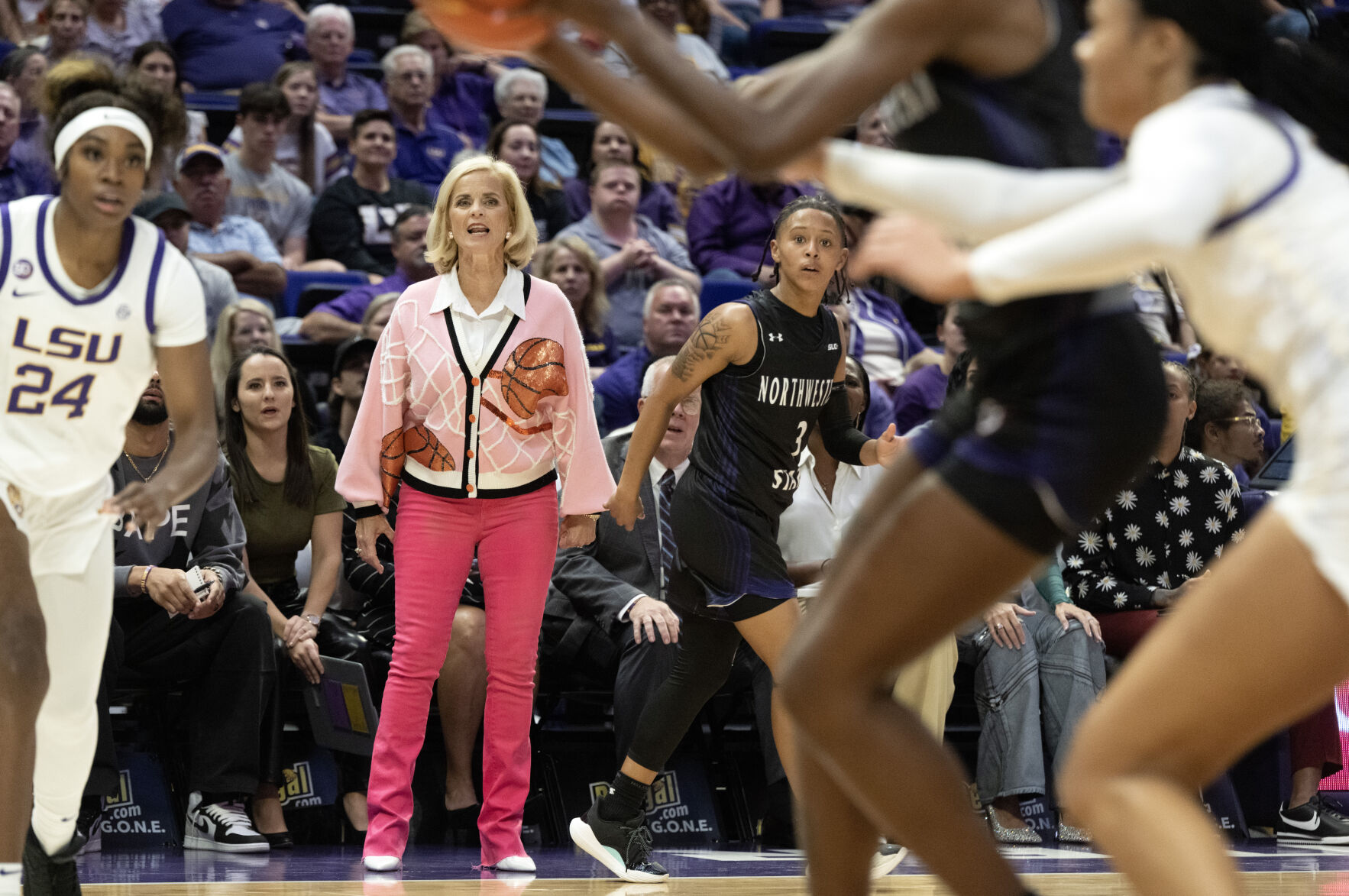 LSU coach Kim Mulkey's top outfits from the 2024-25 season ...