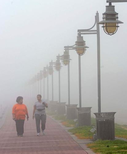 Photos: Thick fog blankets Baton Rouge, New Orleans, provides unique ...