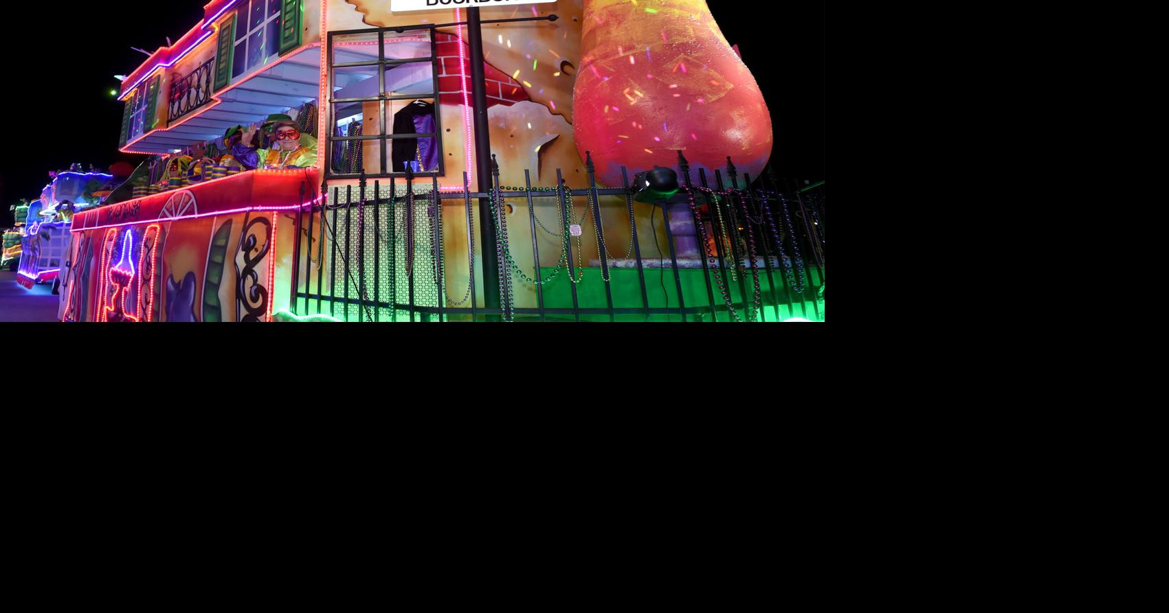 Photos: Krewe of Comogo shows off bright and colorful floats despite ...