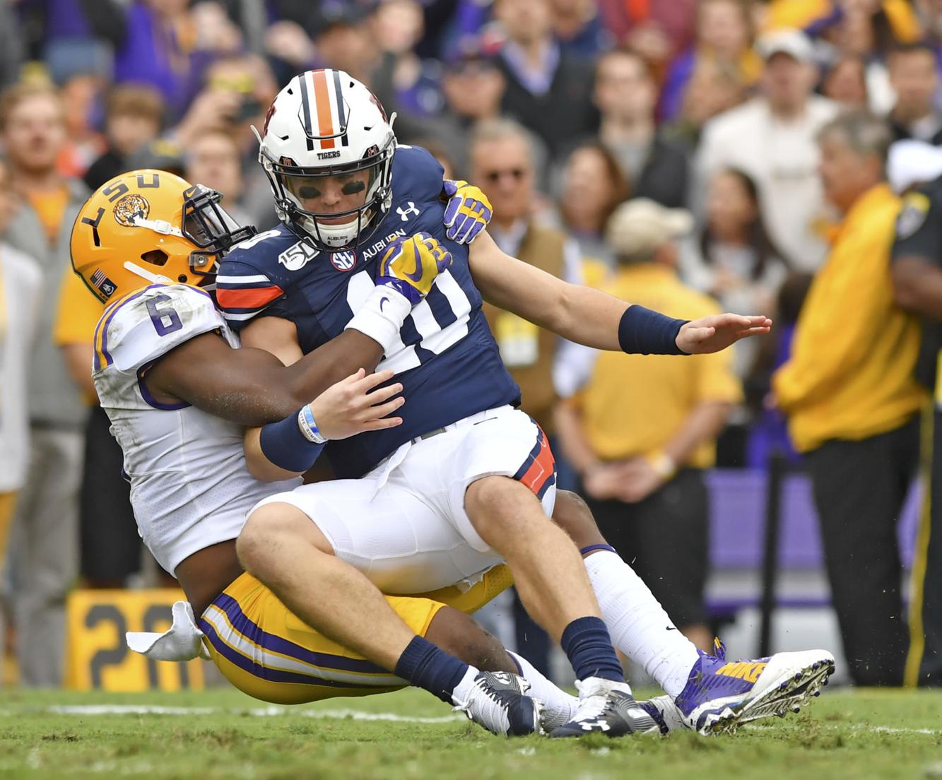 LSU's Grant Delpit, Derek Stingley Jr. hurt late in Auburn win; just ...