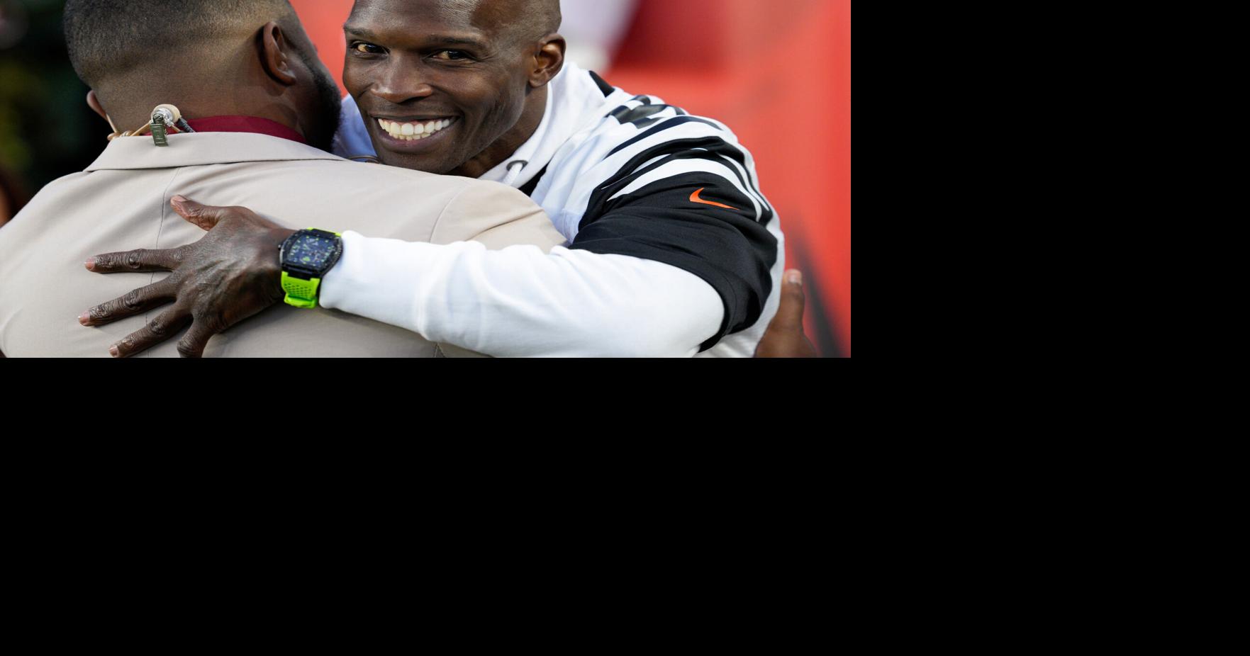 Remember Chad Johnson? Ochocinco? He challenged anyone to a race on the ...