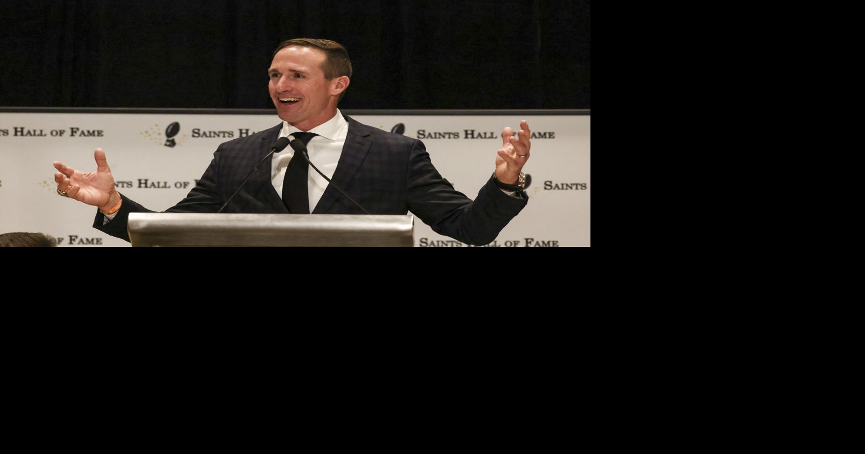 Drew Brees, now a Saints Hall of Famer, shares rare stories | Saints ...