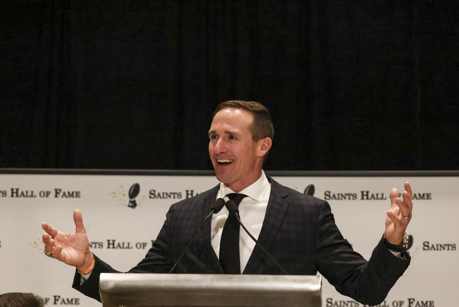 Drew Brees, now a Saints Hall of Famer, shares rare stories | Saints ...