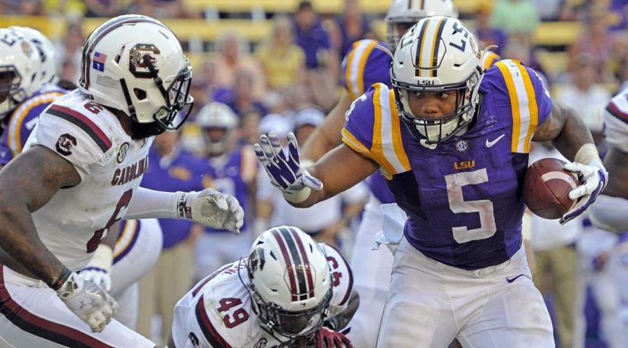 LSU's Derrius Guice runs for murdered father, hard-working mom, hard ...