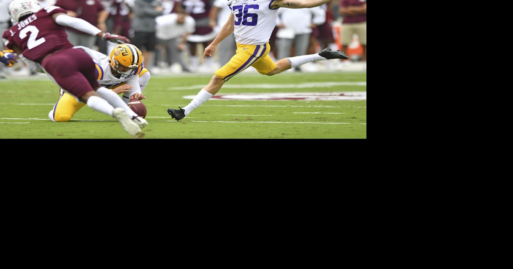 Belief remains in Cade York, but LSU has plan if freshman kicker ...