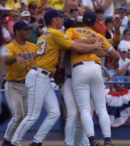 Past trips to Omaha in pictures: LSU's big plays, jubilant dogpiles ...
