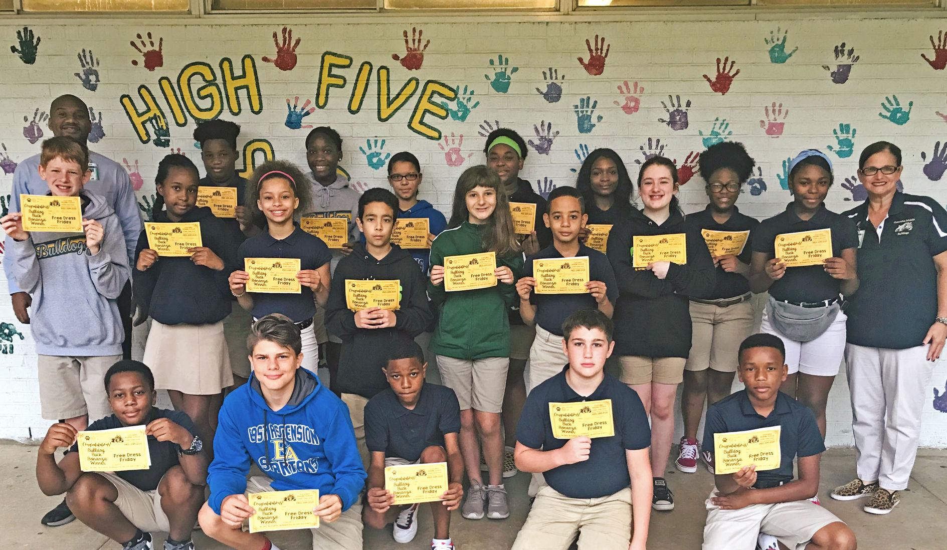 Gonzales Middle School recognizes September Bulldog Buck Bonanza ...
