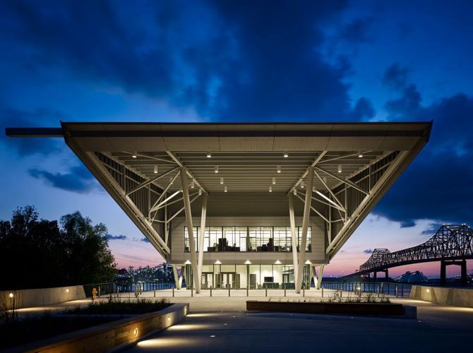 Eye-catching Water Institute in downtown Baton Rouge earns ...