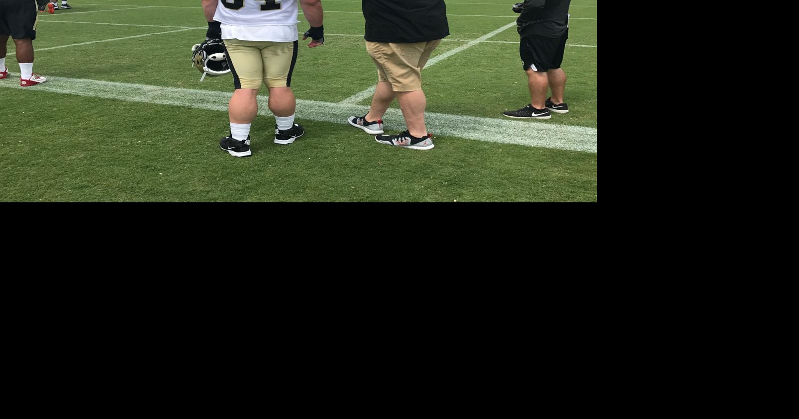 Zach Strief makes cameo teaching appearance at Saints' rookie minicamp ...