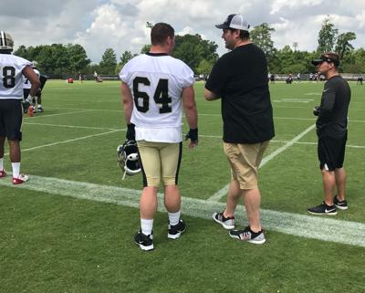 Zach Strief makes cameo teaching appearance at Saints' rookie minicamp ...