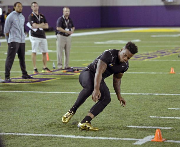 After impressive showings at the NFL combine, La’el Collins, Danielle ...