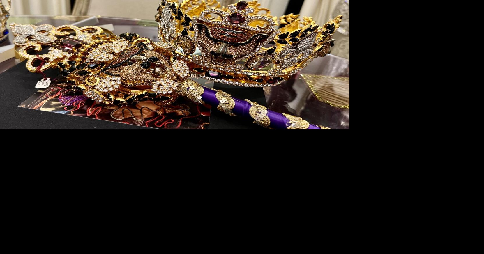 Photos, videos: A look at the Mardi Gras crowns designed by Camilla ...