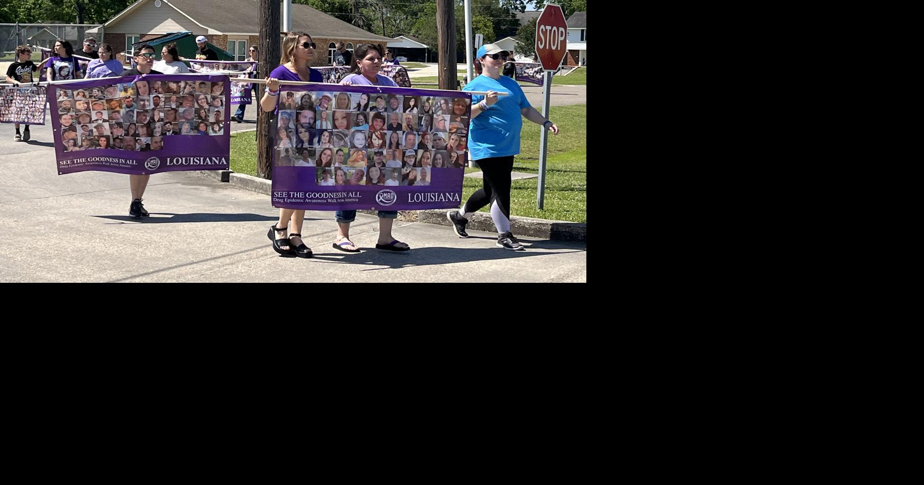 Gonzales walk raises awareness of drug abuse deaths | Ascension ...
