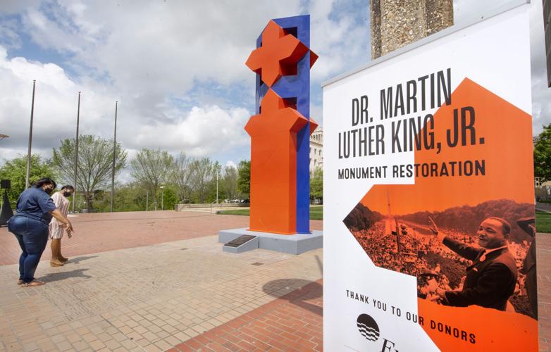 City Plaza MLK monument restored to original colors after decades of ...