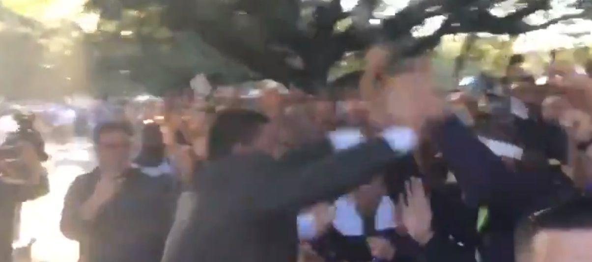 Watch: Ed Orgeron, LSU take intense, fist-pumping march down Victory ...