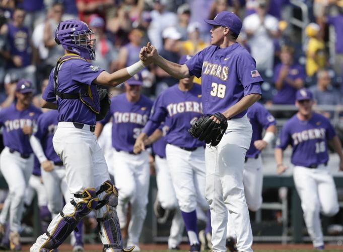 LSU holds off on naming a first-game starter for CWS finals against ...