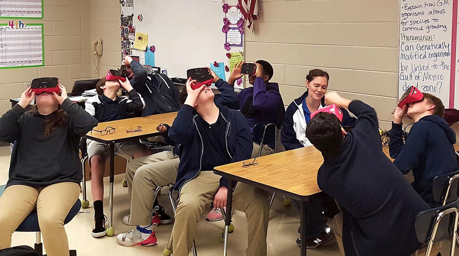 Prairieville Middle School grant brings virtual reality into the ...