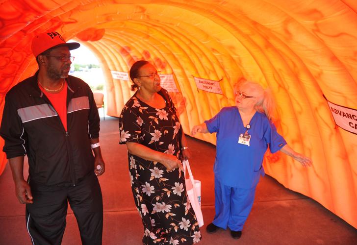 Photos: Giant, walkthrough colon raises awareness during Colorectal ...