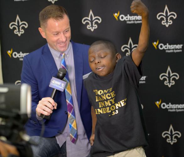 Saints lose, but superfan Jarrius Robertson looks like he still had ...
