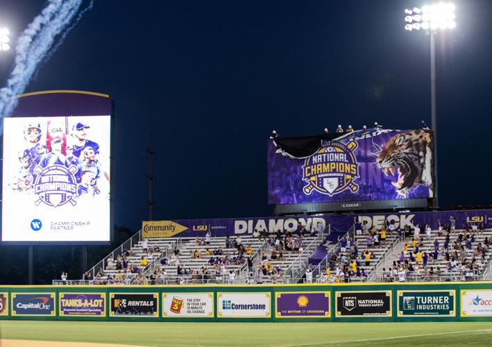 LSU commemorates national championship at Alex Box Stadium | LSU ...